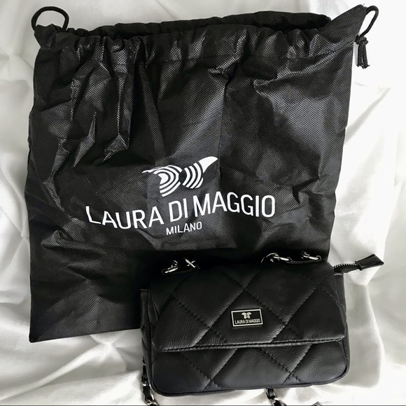 laura DiMaggio | Bags | Nwt Quilted Leather Bagmeasures Approximately ...